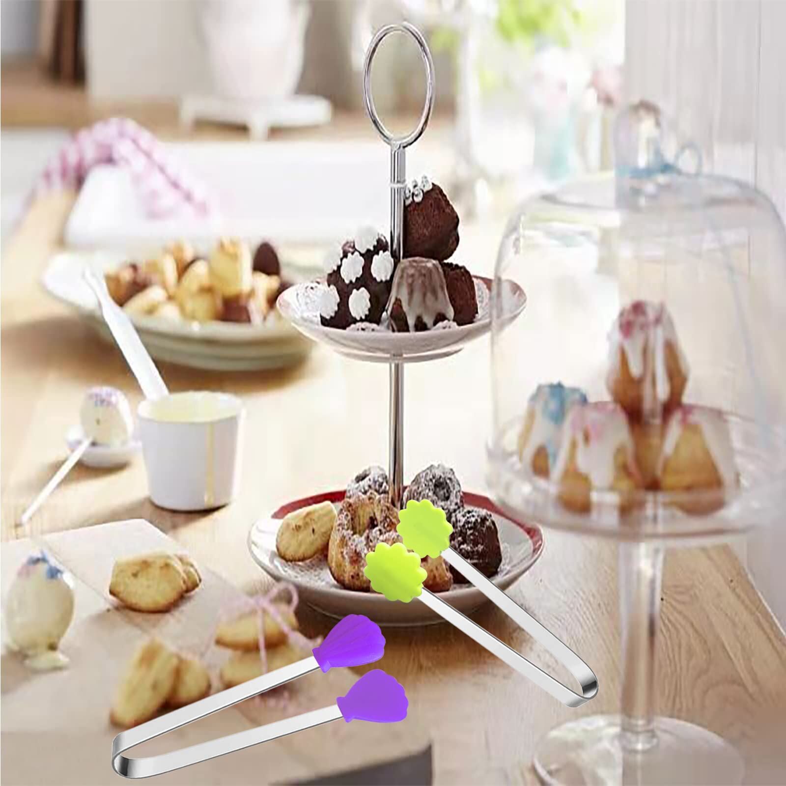 Buy Wholesale China 8pcs Silicone Mini Tongs 5inch Hand Shape Food ...