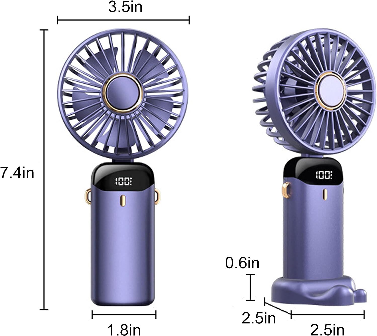 Buy Wholesale China Portable Handheld Fan, Usb Rechargeable Mini ...