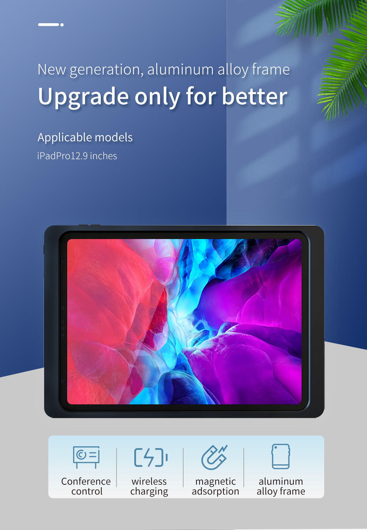 Emonita Ipad Tablets Stand Wall Mount Charger 5v2a Wireless Charging ...