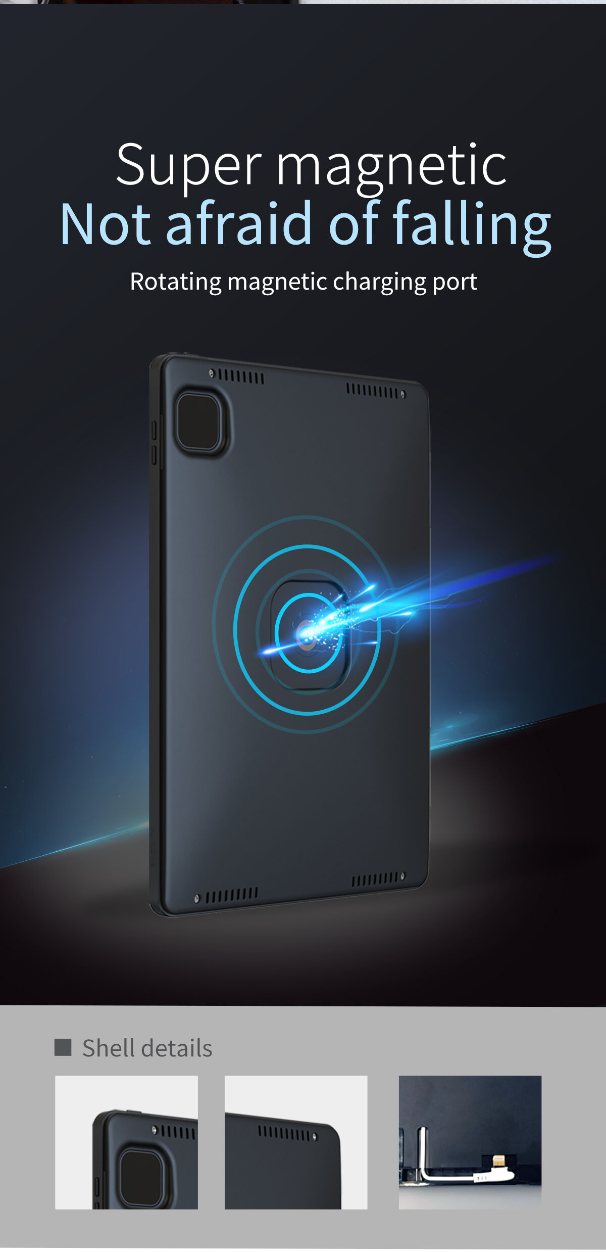 Emonita Ipad Tablets Stand Wall Mount Charger 5v2a Wireless Charging ...