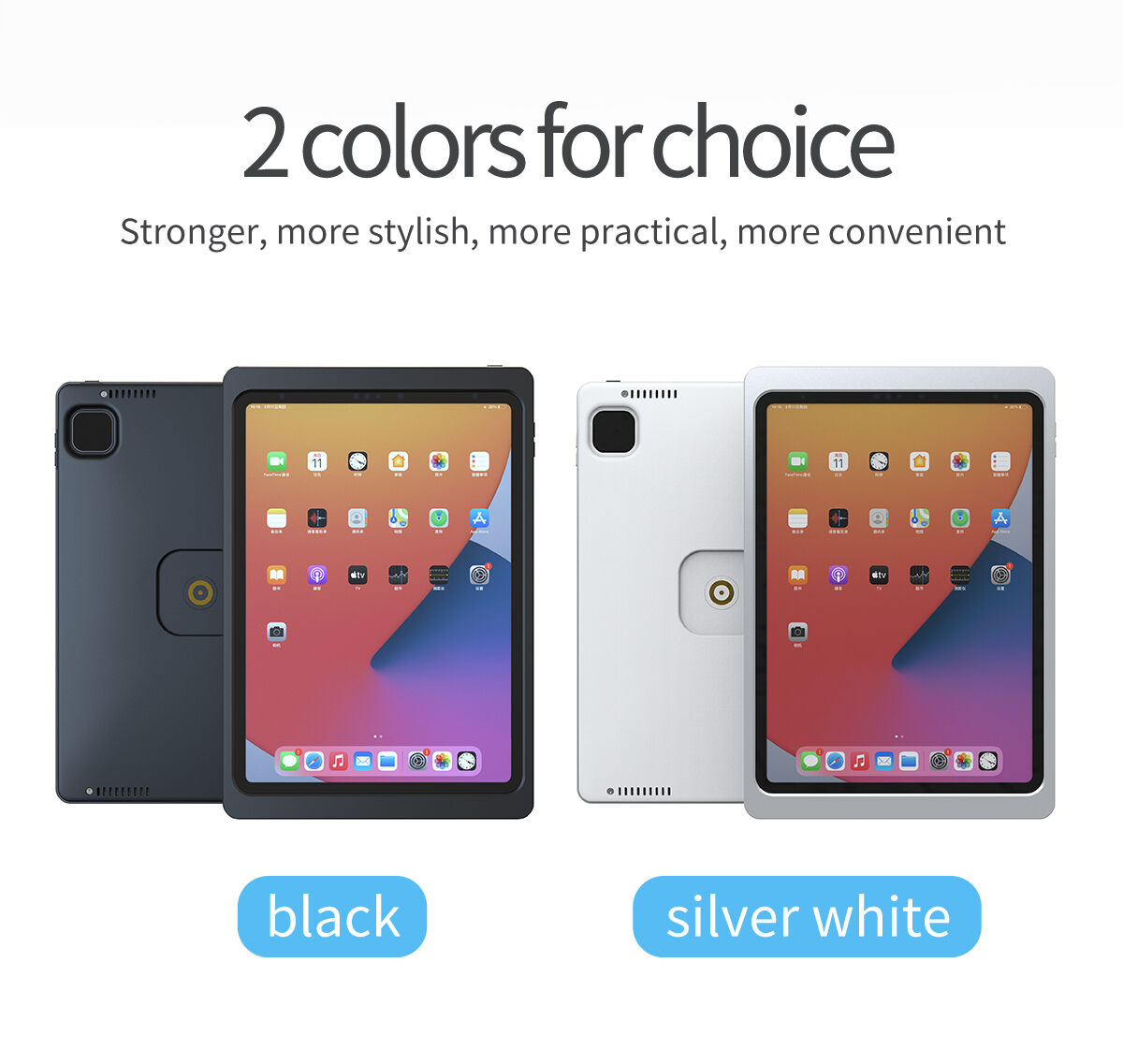 Emonita Ipad Tablets Stand Wall Mount Charger 5v2a Wireless Charging Holder Adapter For Ipad Pro ...