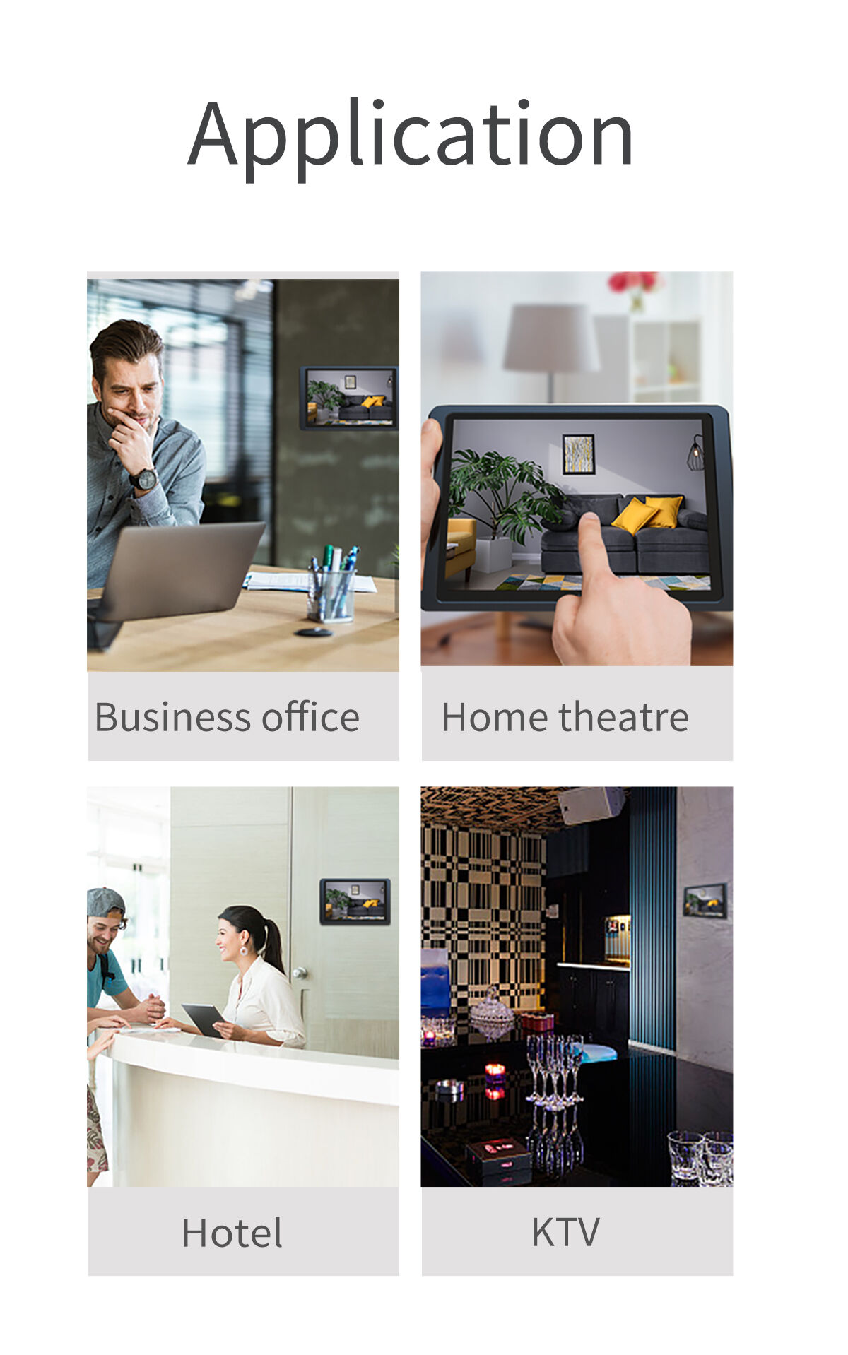 Emonita Ipad Tablets Stand Wall Mount Charger 5v2a Wireless Charging Holder Adapter For Ipad Pro ...