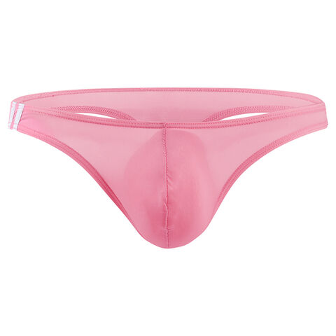 Men's Thong CHICTRY Men's Shiny Silky Thong Underwear - Low Rise G ...