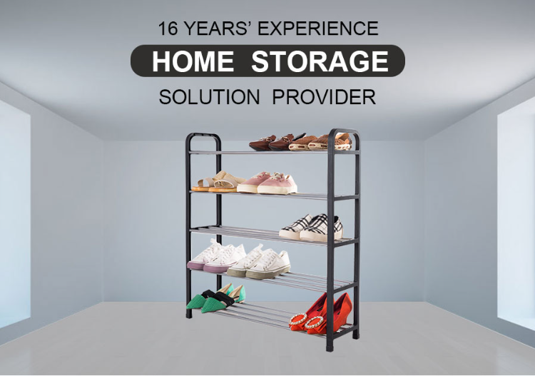 5 Layers Simple Designs Foldable Shoe Rackpopular - Buy China Wholesale ...
