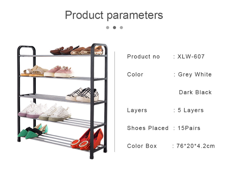 5 Layers Simple Designs Foldable Shoe Rackpopular - Buy China Wholesale ...