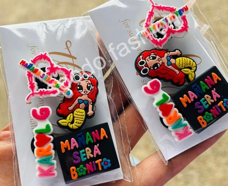 2023 Newest Design Summer Croc Charm Peso Pluma Custom Croc Charms ...