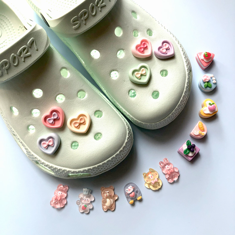 Popular 3d Resin Bracelet Croc Shoe Charms Ice Lolly Popsicle Croc Shoe Charms For Croc Clog ...