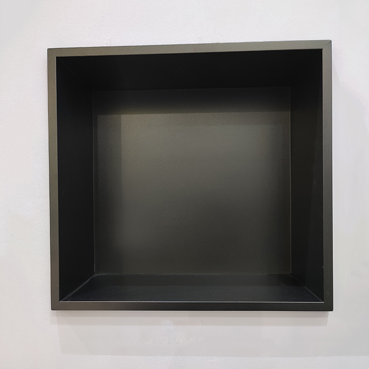 High Quality Shower Wall Niche Stainless Steel Black Anti Rust Shelf ...