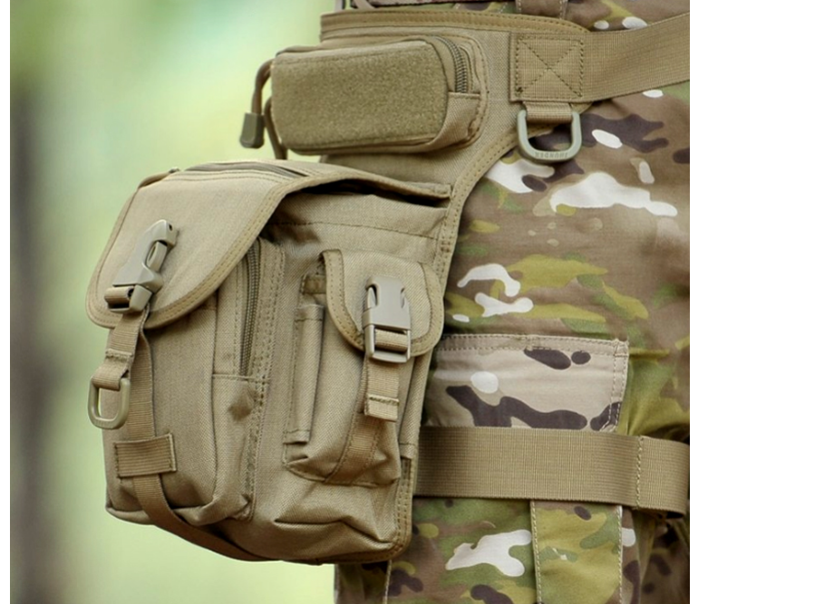 Buy Wholesale China Tactical Molle Drop Leg Bag Hiking Waist Packs ...