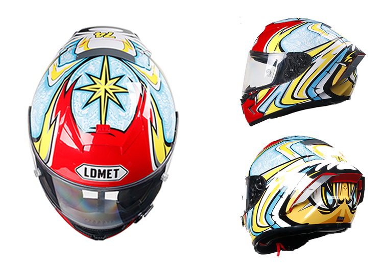 New Arrival Cool Shapes Helmet Motorcycle Riding Helmet Origin Type ...