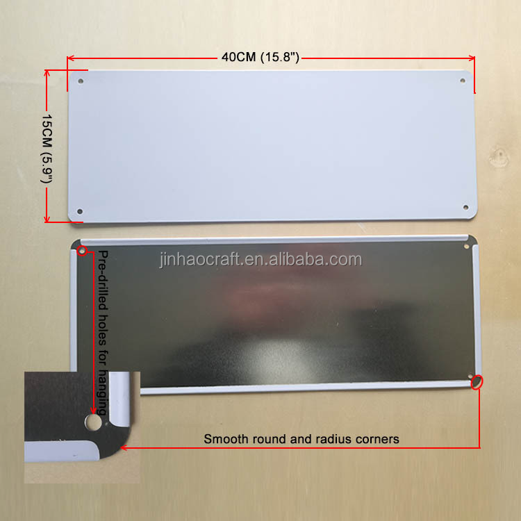 Buy China Wholesale China Factory Wholesale Blank Metal Sign Customized ...