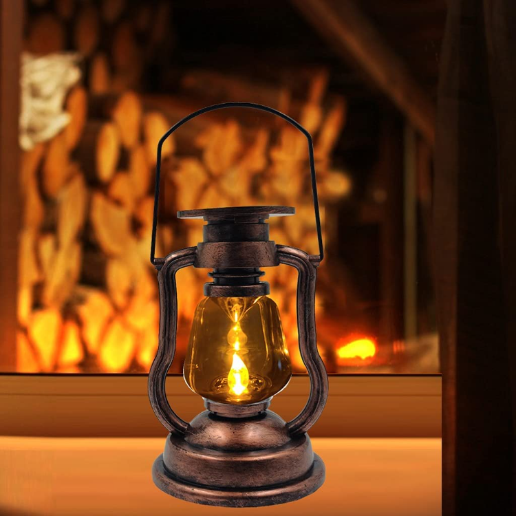 High Quality Warm White Kerosene Lamp Retro For Decor Porch Portable ...