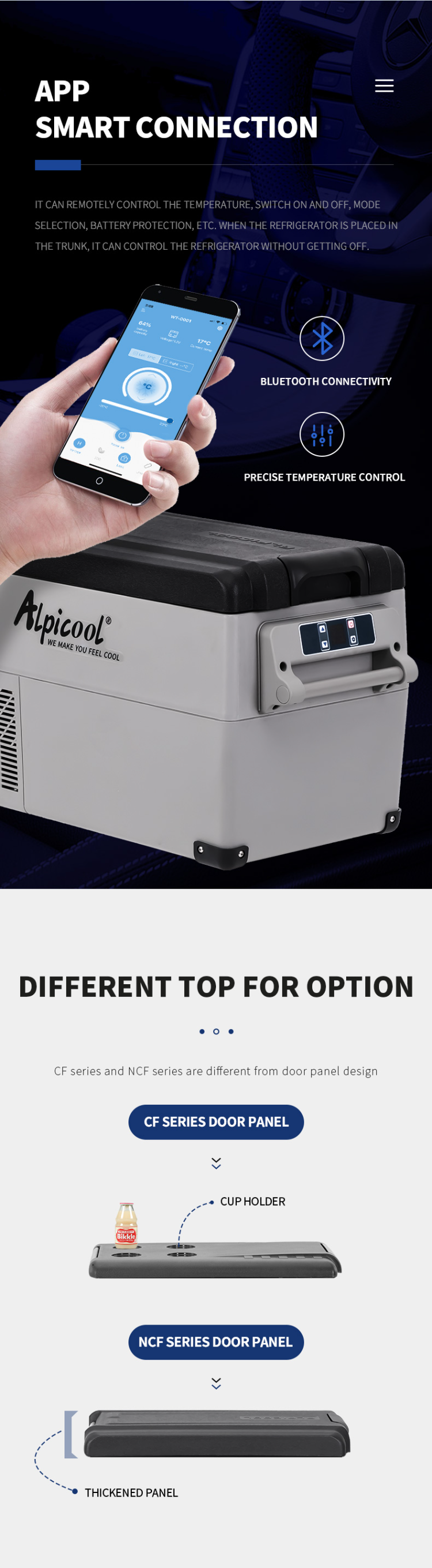 Buy Wholesale China Alpicool Cf35 12v 24v Dc Compressor Freezer Camping ...