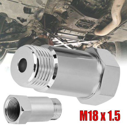 M18 X 1.5 Oxygen Sensor Angle Adapter Extender Bung Adaptor Extension ...