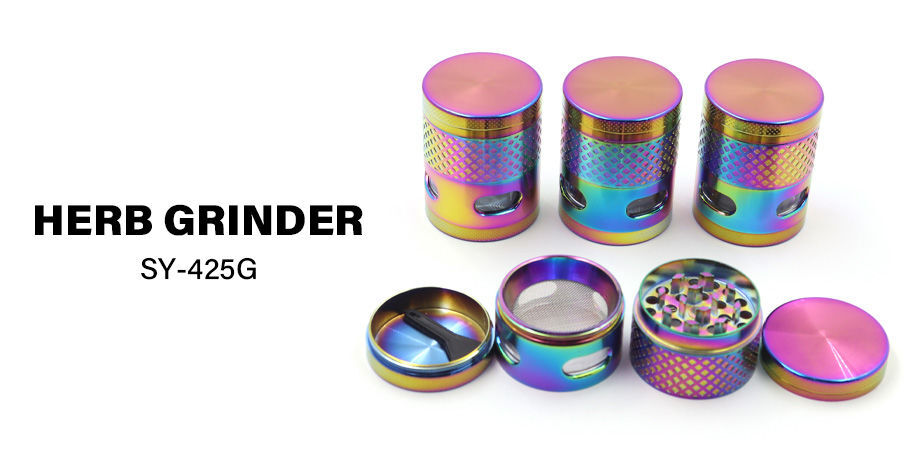 Buy Wholesale China Wholesale Colorful Herb Grinder 4 Layers 40mm Zinc ...