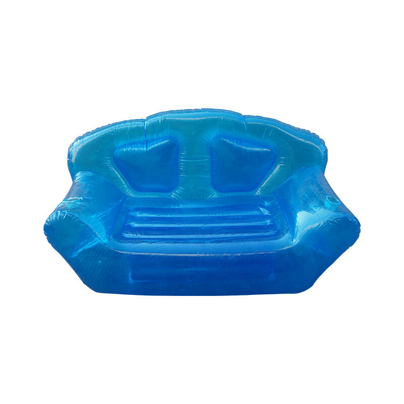 Sky Blue Green Transparent Lying Camping Waterproof Pvc Single Outdoor ...