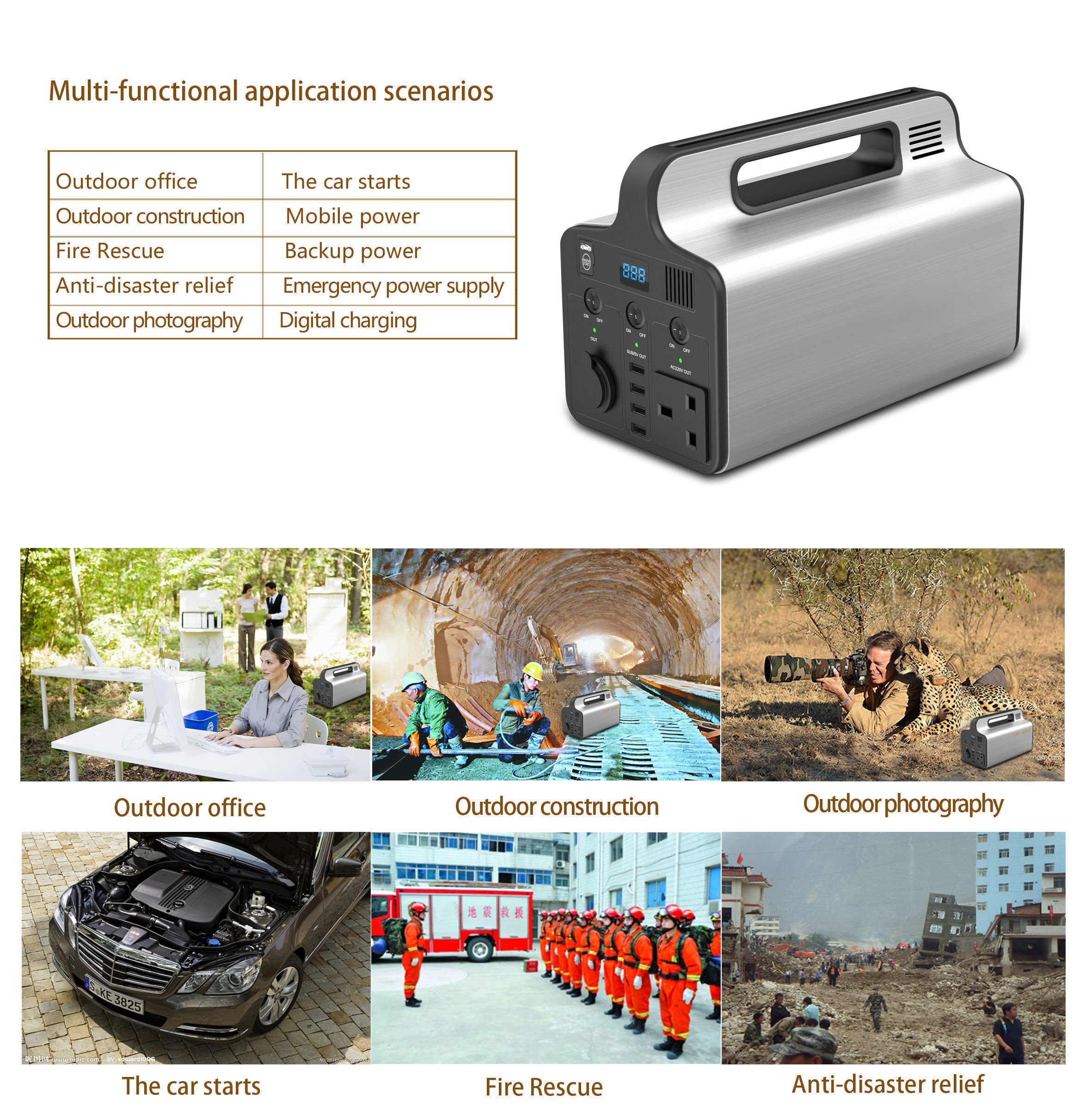 Buy Wholesale China 300w Power Station Portable Power Bank Station ...
