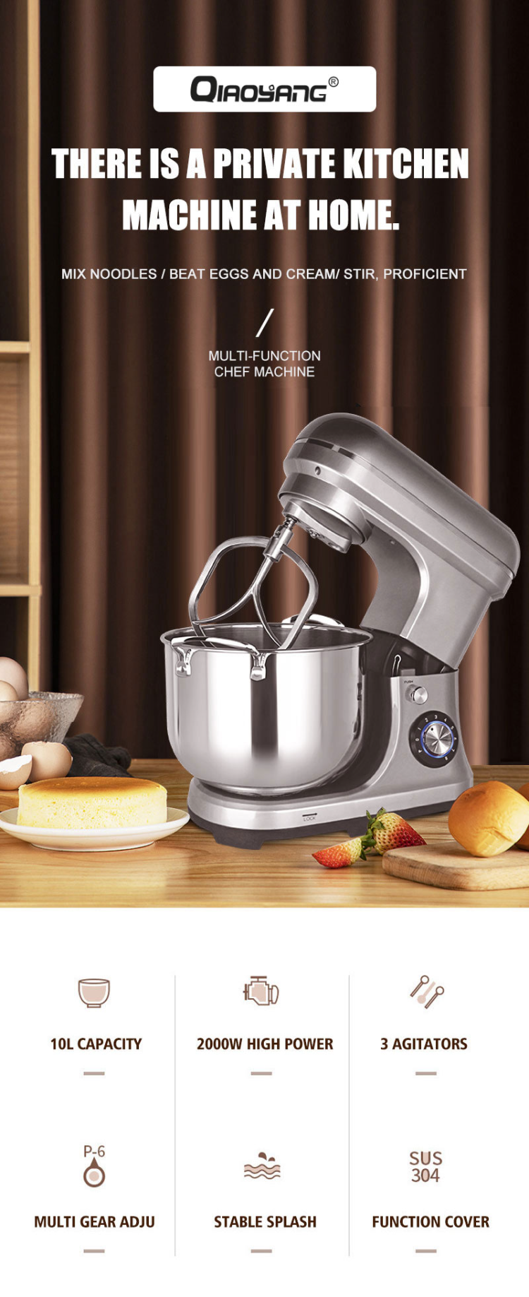 Buy Wholesale China Wholesale Home Appliance Stand Mixer Food Blender ...
