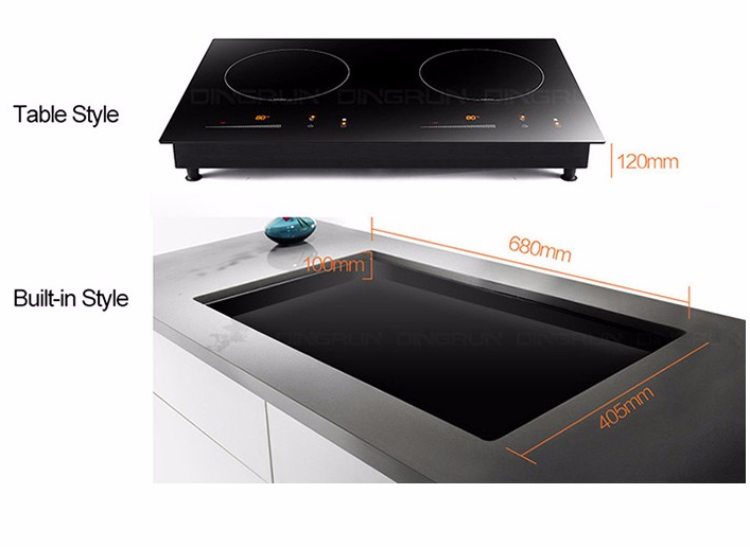 Double Burner Induction Cooker Electric Stove Induction Hot Plate ...