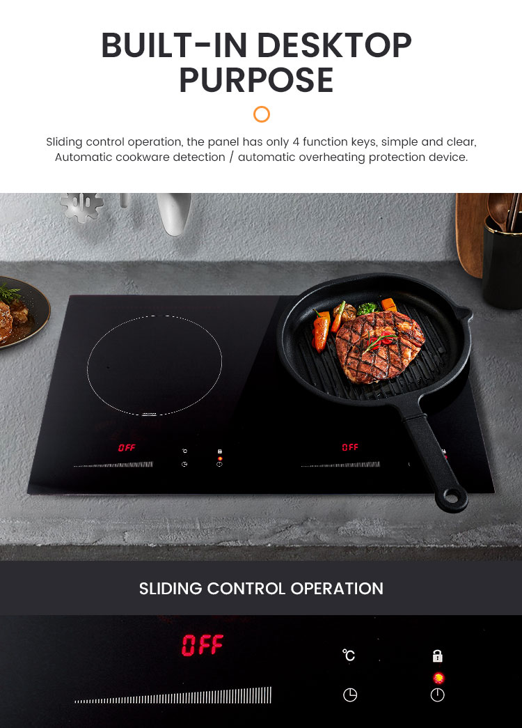 Buy China Wholesale High Quality 2 Burner 2.2 Kw Induction Stove Hob ...