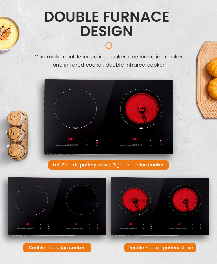 Buy China Wholesale High Quality 2 Burner 2.2 Kw Induction Stove Hob ...