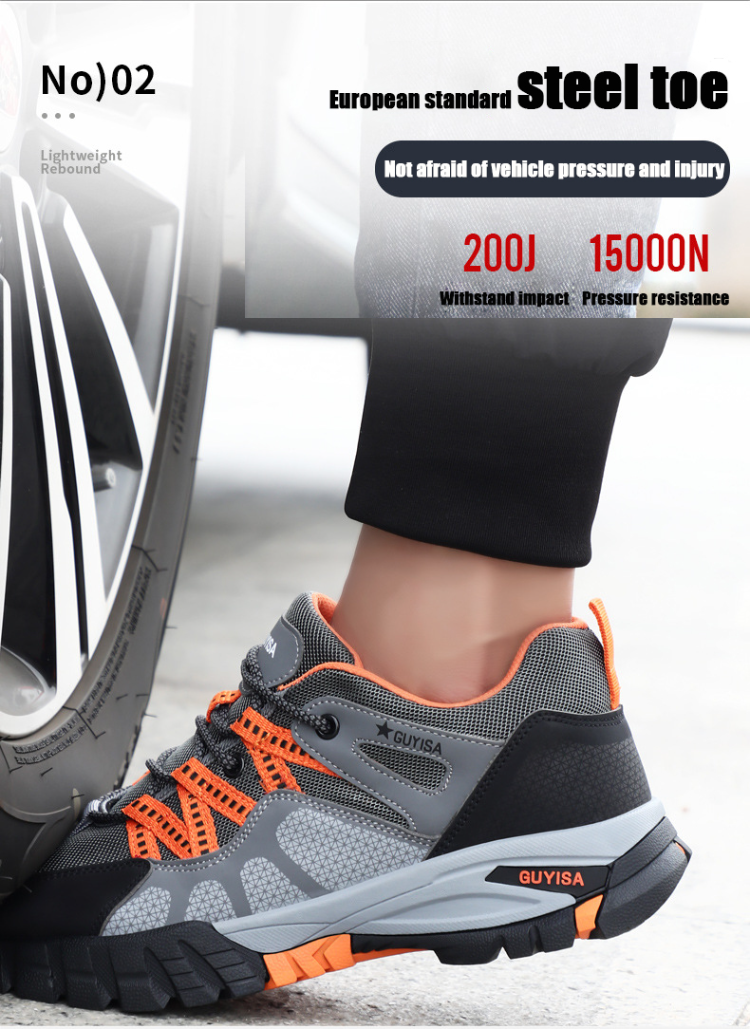 Safty Man Composite Toe Tear Water Oil Clid Slip Resistant Industrial ...