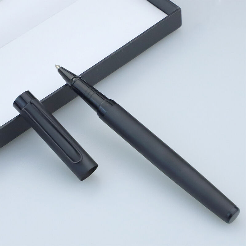 Wholesale Luxury Matte Black Pen Writing Set Silver Ink Elegant Fancy ...