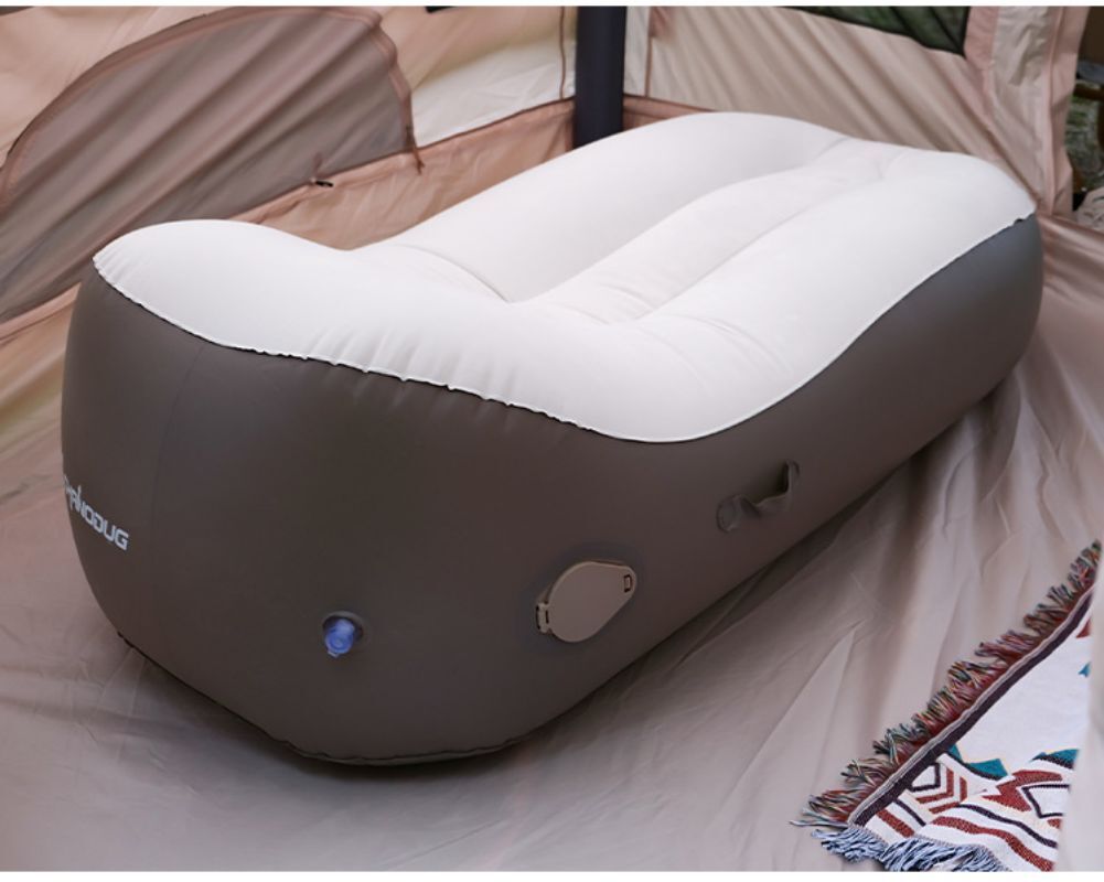 Hot Selling Khaki White Comfortable Lying Couch Outdoor Bed Seat Single ...