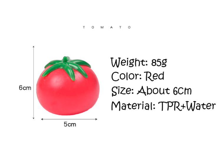 Manufacture Tomatoes Toy Squishy Simulation Tomatoes Stress Relieve ...