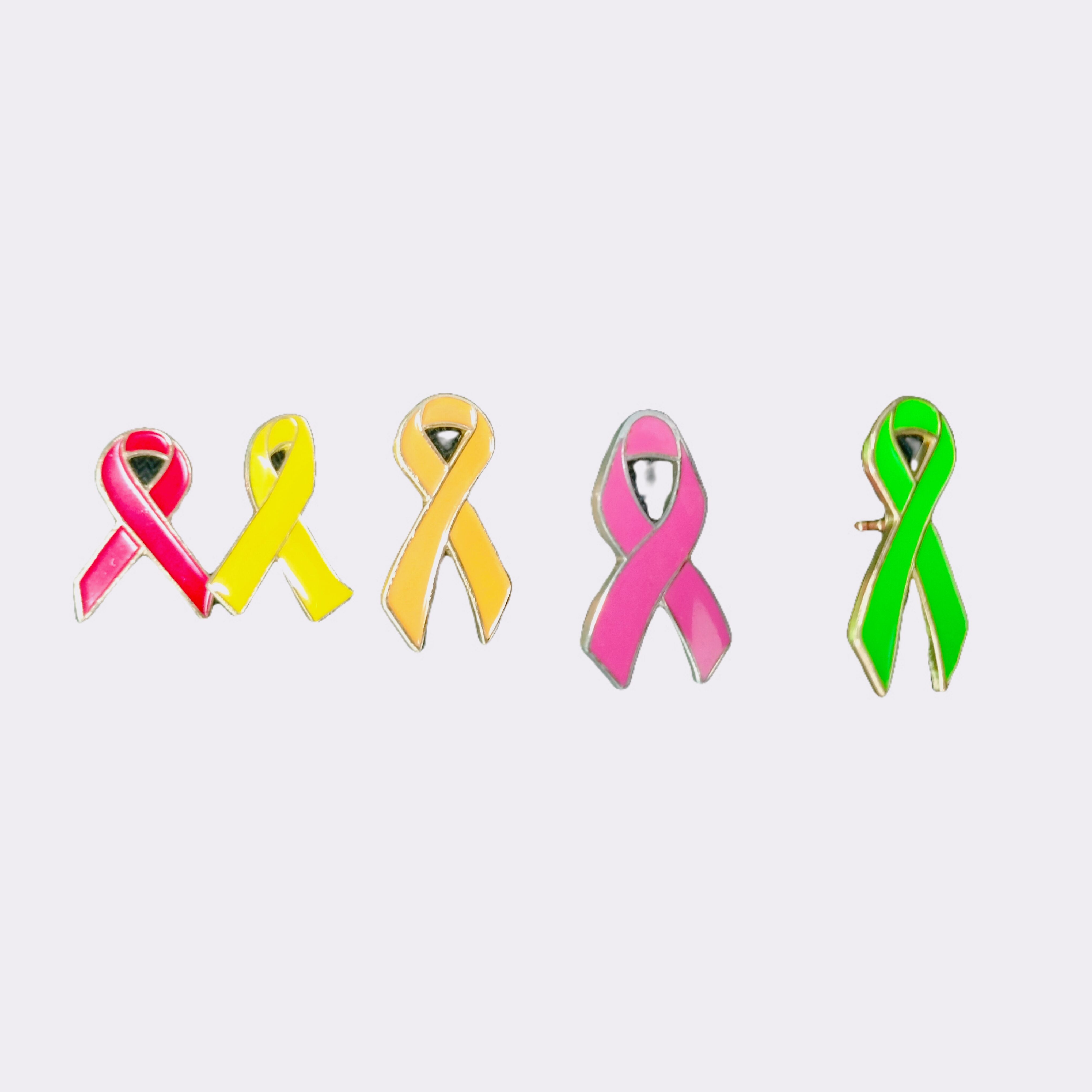Buy Wholesale China Breast Cancer Pins, Colored Awareness Ribbon Pins ...