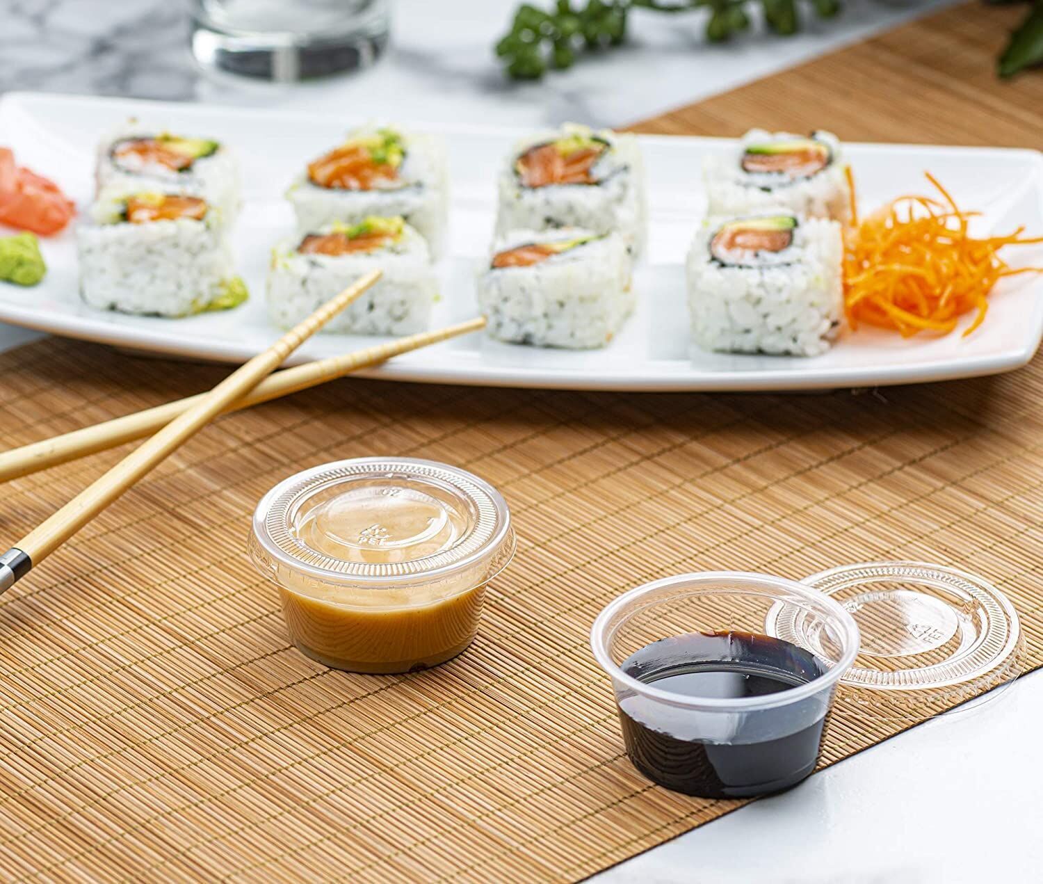 Buy Wholesale China (4oz)disposable Plastic Condiment Sauce Chutney Cup ...