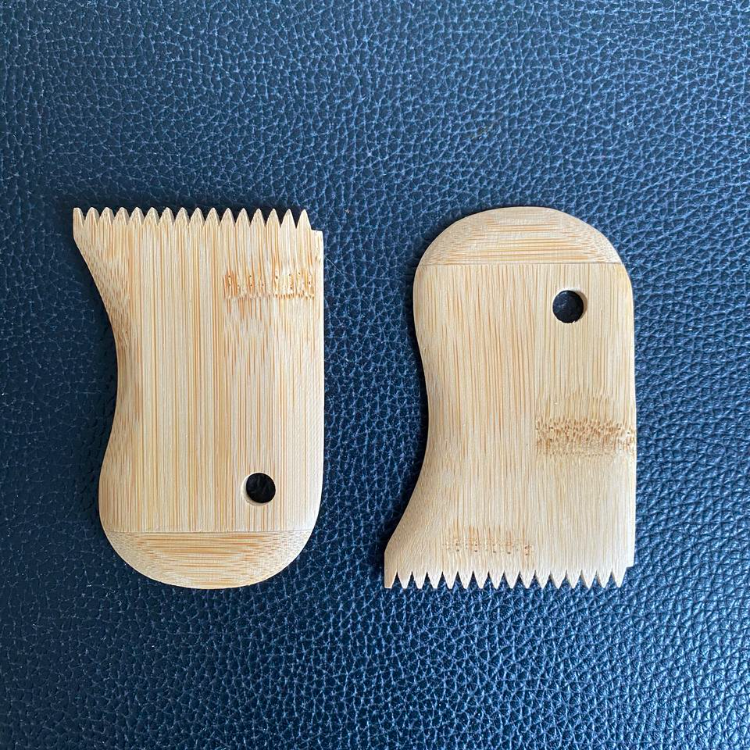 Wholesale Surfing Accessories Surfboard Wax Comb Custom Logo Bamboo ...