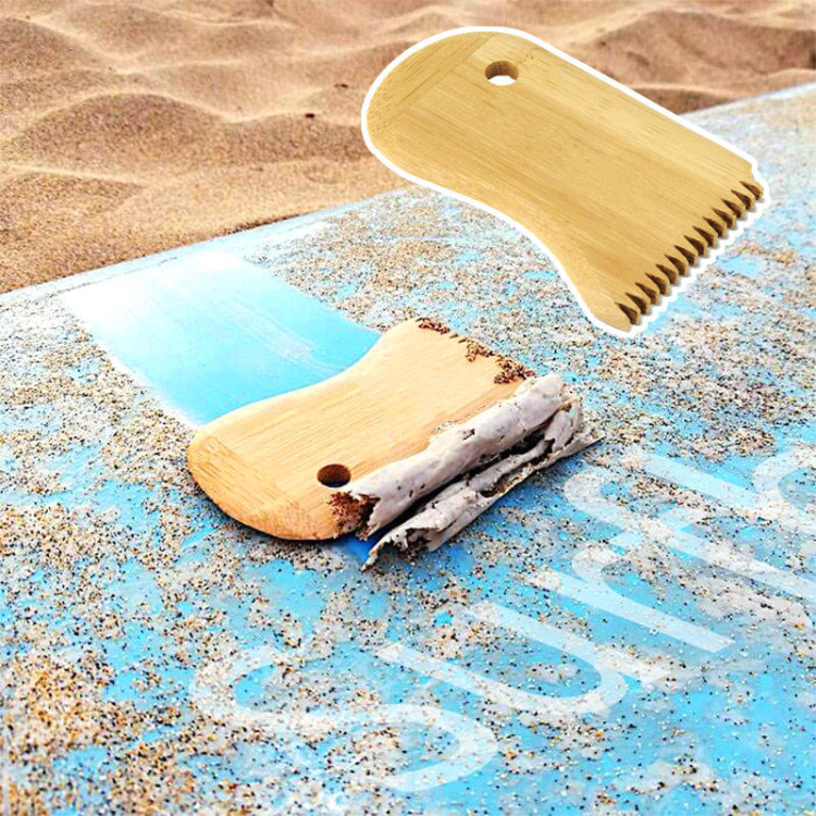 Wholesale Surfing Accessories Surfboard Wax Comb Custom Logo Bamboo ...