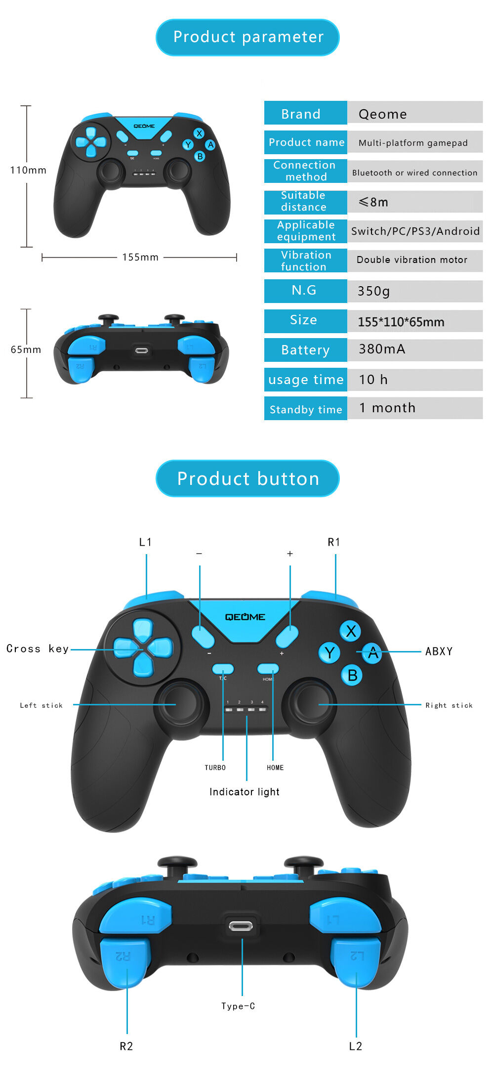 Buy Wholesale China European Warehouse Game Controller Wireless Game ...