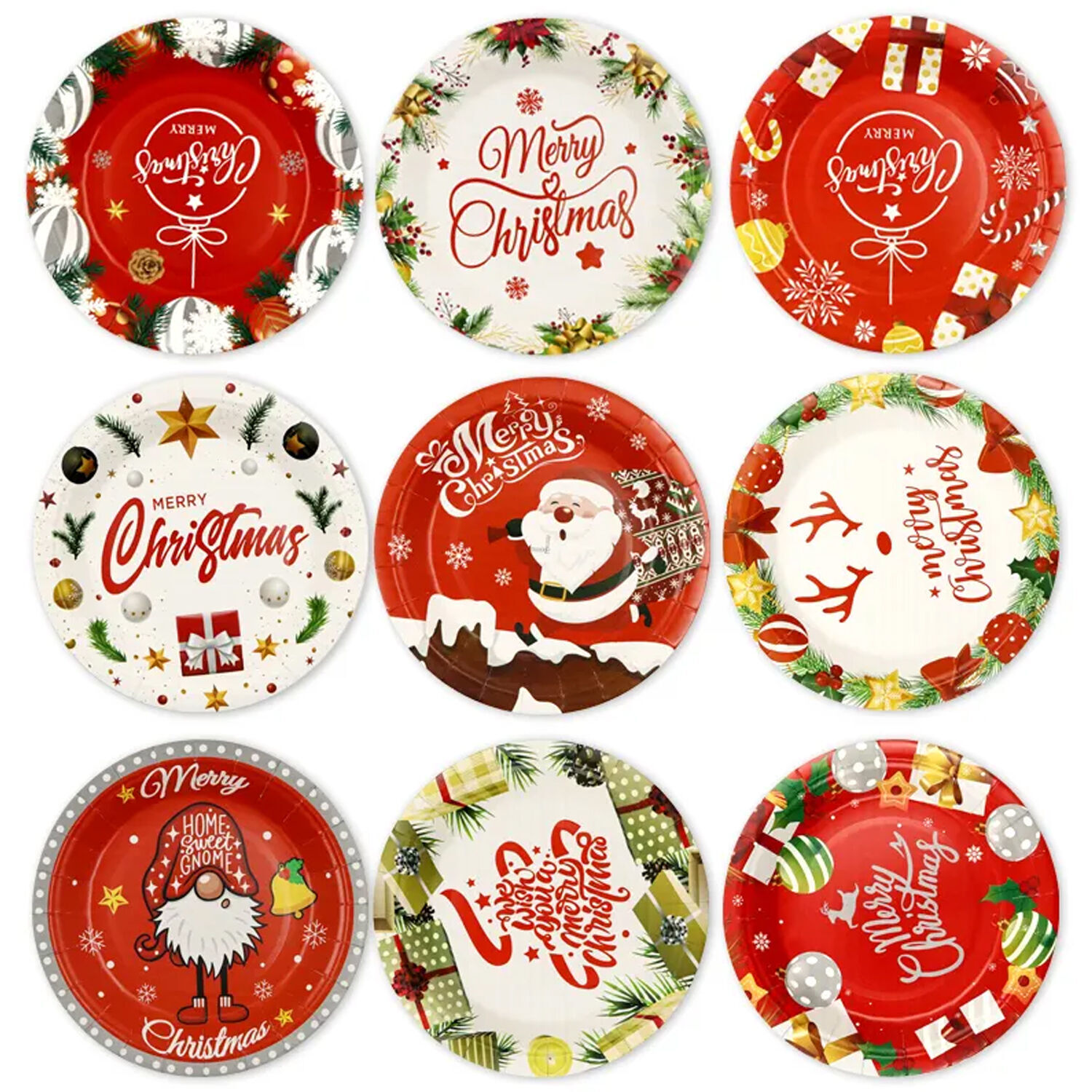 New Supplier Christmas Eco Friendly Biodegradable Compostable Plates ...