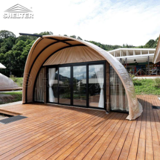 Buy Wholesale China Luxury Shell Glamping Safari Resort Accommodation ...