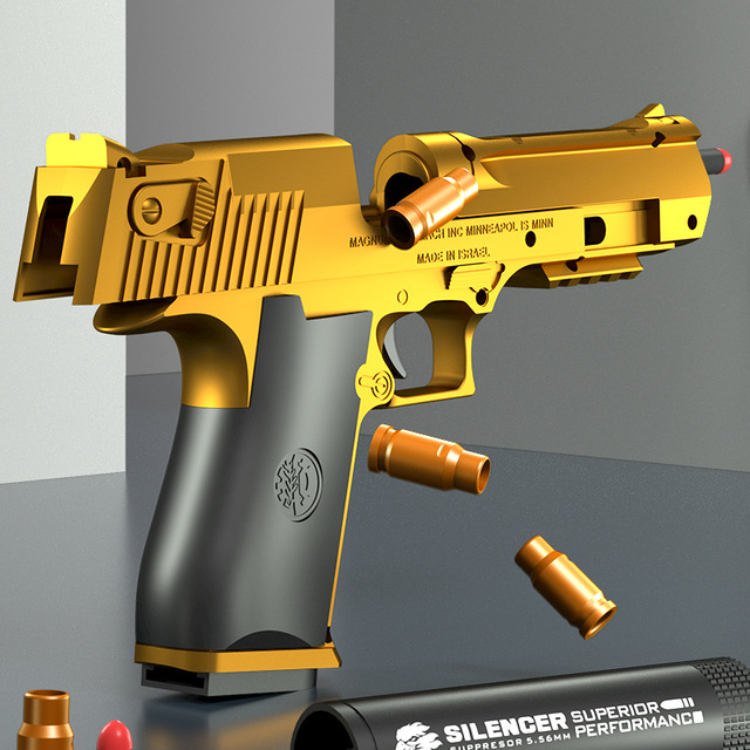 Buy Wholesale China Gold And Silver Grey Desert Eagle Soft Bomb Soft ...