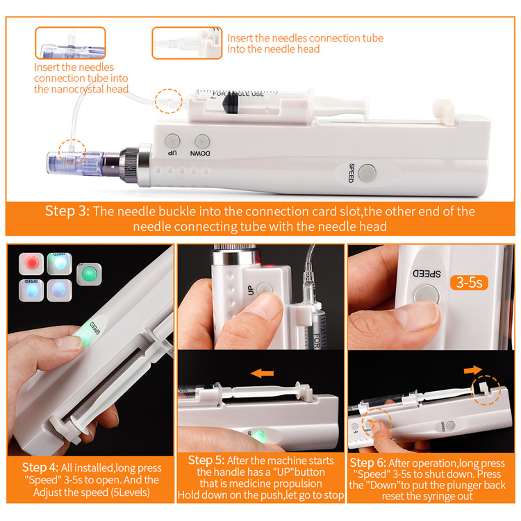 Newest No Pain Skin Lifting Anti Wrinkle Prp Injection Meso Gun ...