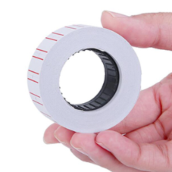 Buy Wholesale China Round Rolls White Price Gun Labels & White Price ...