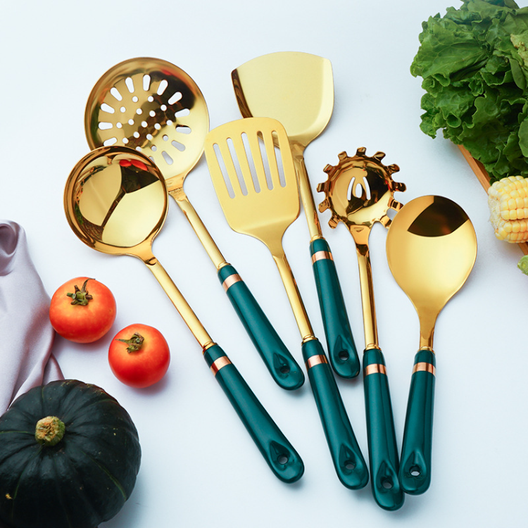 2021 New 7pcs Kitchen Utensils Set,anti-scalding Kitchen Cooking Spoon ...