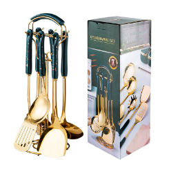 2021 New 7pcs Kitchen Utensils Set,anti-scalding Kitchen Cooking Spoon ...