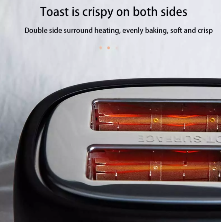 2022 New Bun Toaster 2 Slice Multi-function Toaster Extra Wide Slot ...