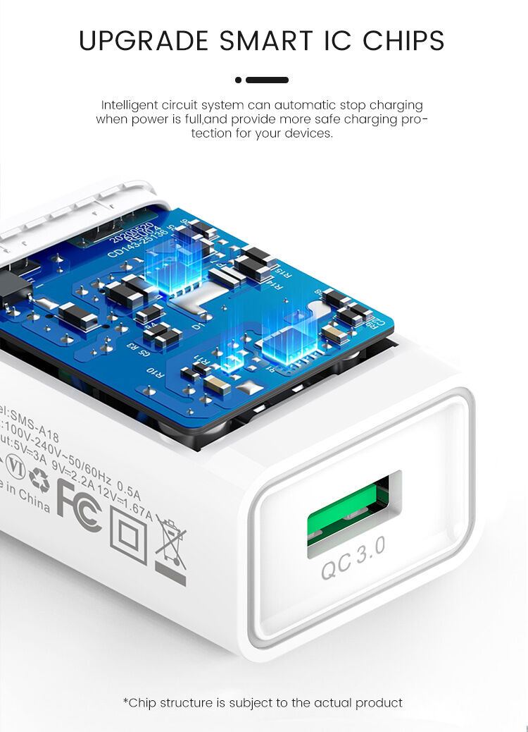 Buy Wholesale China Mobile Phone Chargers Somostel A18 Qc3.0 Us Eu Plug ...
