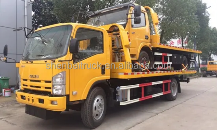 Buy Wholesale China Flat Tray Truck Trailer Lift Wrecker Emergency ...