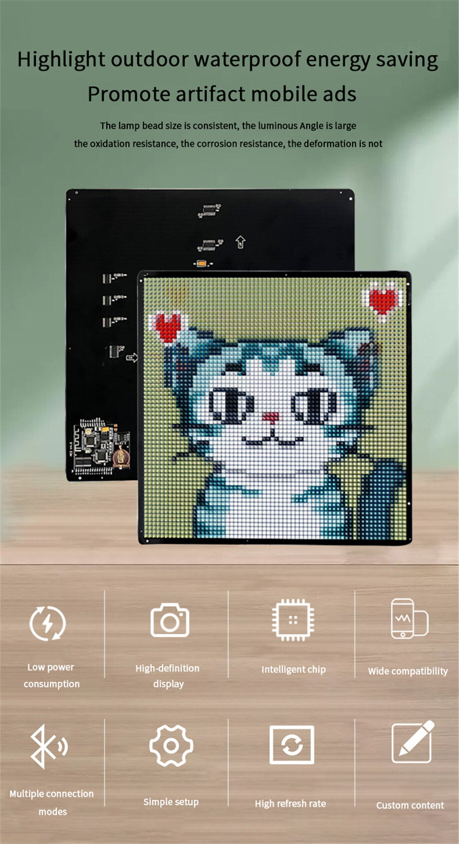 Buy Wholesale China Multiple Specifications 16*16 Pixel Display Screen ...