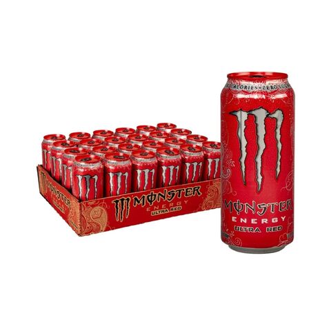 Red Monster Energy Drink