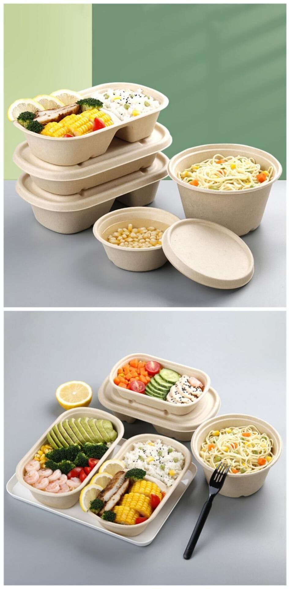 Buy Wholesale China Wholesale Food Packaging Container Disposable Paper ...
