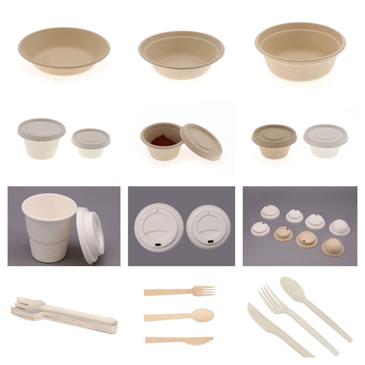 Buy Wholesale China Biodegradable Tableware Disposable Paper Pulp ...