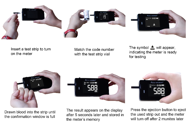 Buy Standard Quality China Wholesale Factory Price Blood Glucos Uric ...