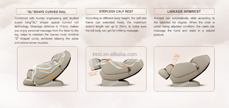 A302-9 Irest 2023 New Design Cheap Wholesale Sl Music Mall Vending Massage Chair Electric ...